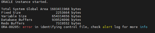 控制文件丢失 ORA-00210 手动重建控制文件_ora-00210: cannot open the specified control file -CSDN博客
