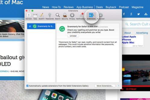大神教你safari删插件技巧！_safari 扩展 卸载-CSDN博客