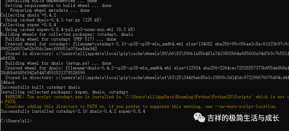 macos 安装python3.8 版本_用python安装cutadapt程序-CSDN博客