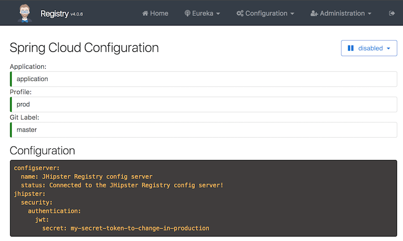 使用 JHipster Registry 和 Spring Cloud Config 搭建微服务配置中心_jhipster微服务搭建教程-CSDN博客