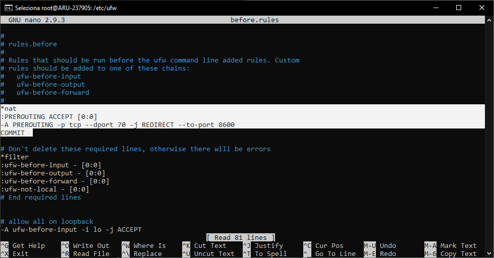 如何在 Ubuntu 18.04 上使用 UFW 管理和转发端口_ubuntu18.04 端口转发-CSDN博客