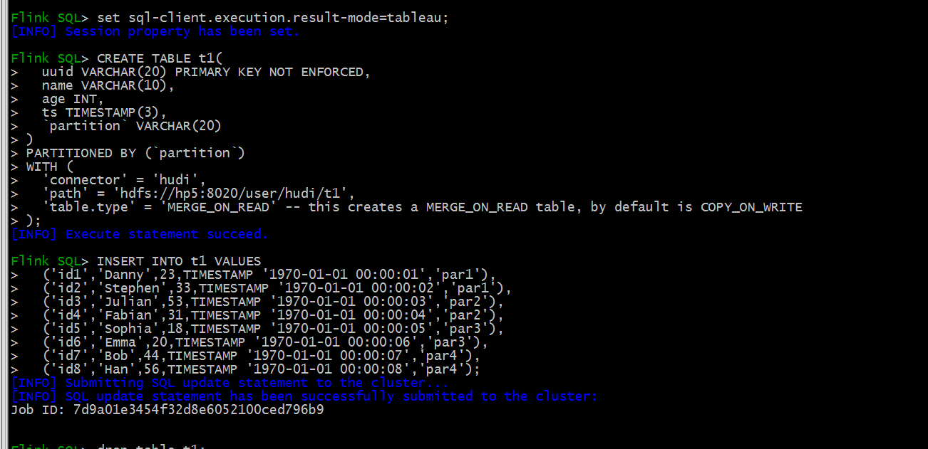 Hadoop 3 X 案例5 Flink Sql运行报错 Could Not Execute Sql Statement Reason Org Apach Csdn博客
