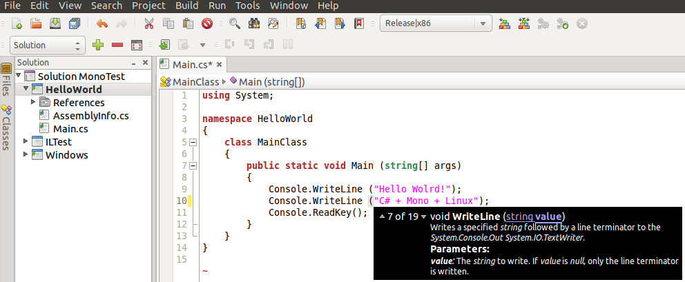mono和java虚拟机_【Mono】C# + Mono + Linux 编程初体验之 HelloWorld-CSDN博客