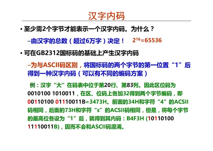 数据的表示和存储 第5讲 非数值数据的编码表示 Csdn博客