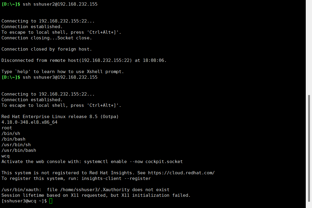 RHCE第三天-ssh练习_枫淮的博客-CSDN博客
