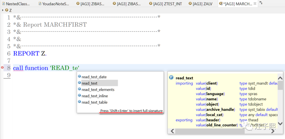 ABAP Development Tool 代码模板和其他一些实用技巧汇总_汪子熙jerry-CSDN博客