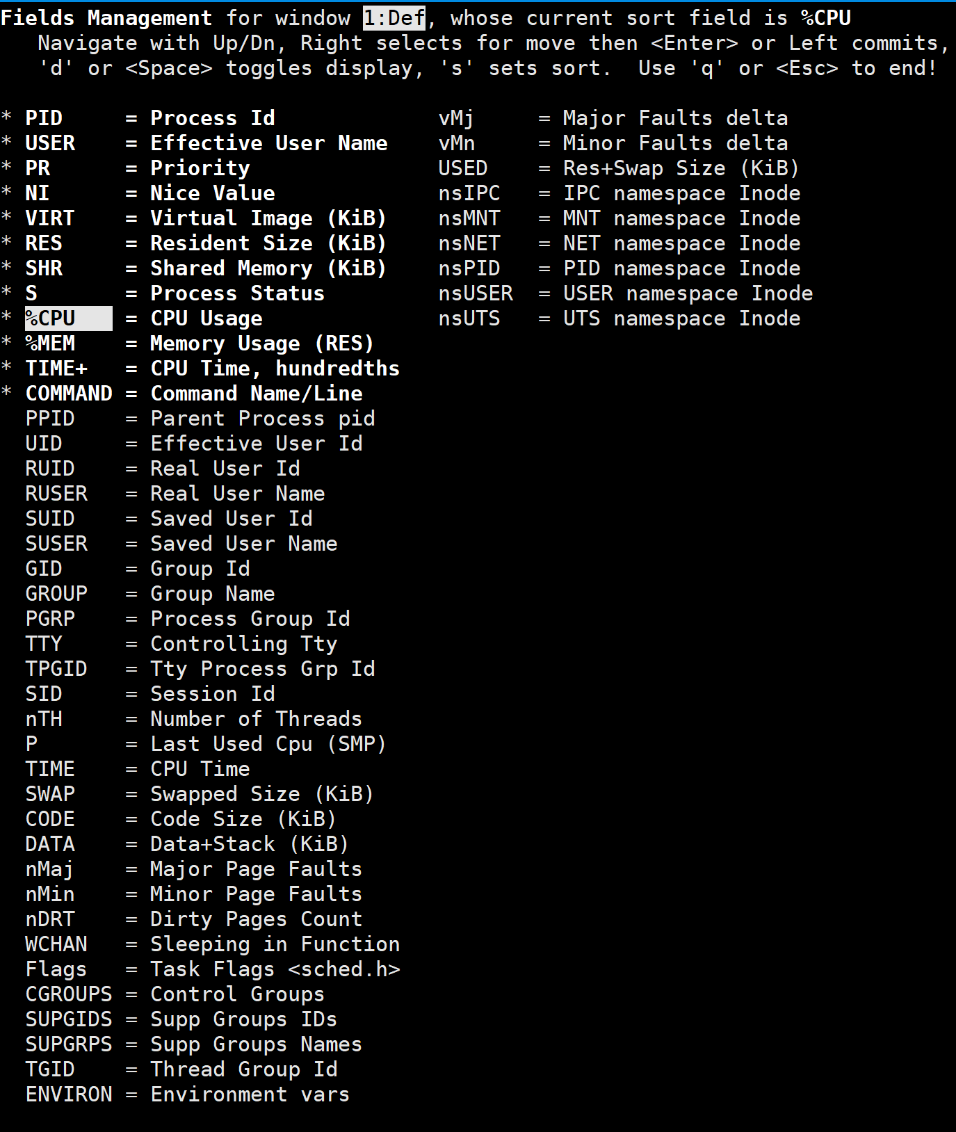 Linux 常用命令-- top-CSDN博客