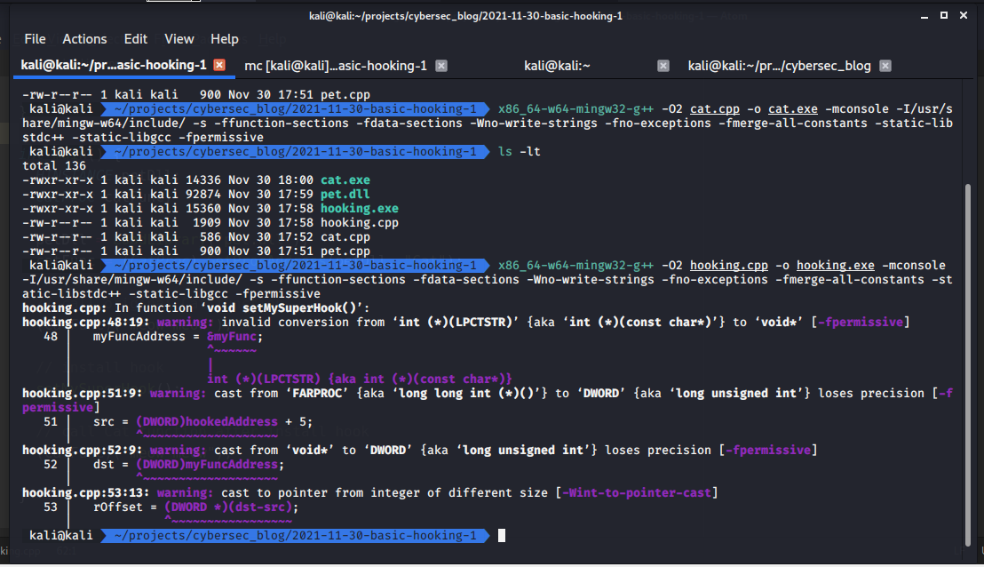 Windows API hooking.简单的C++例子-CSDN博客