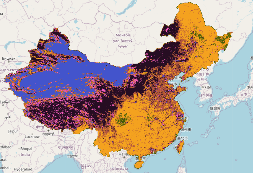 geemap学习笔记042：CLCD与GlobeLand 30米土地覆盖数据集整理-CSDN博客
