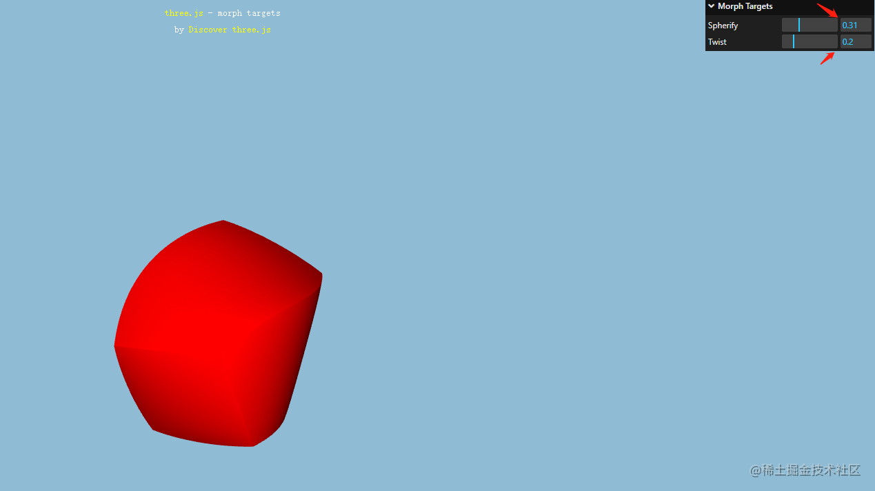 three.js案例解析之代码实现morph动画_含有morph的模型信息代码-CSDN博客