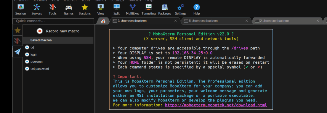 MobaXterm/Xshell快速命令宏(macro)配置_mobaxterm快速命令集添加-CSDN博客