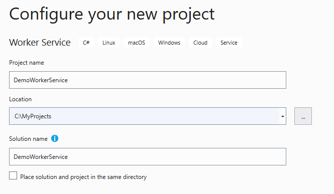 利用.NET Core中的Worker Service，来创建windows服务或linux守护程序_c# worker service-CSDN博客