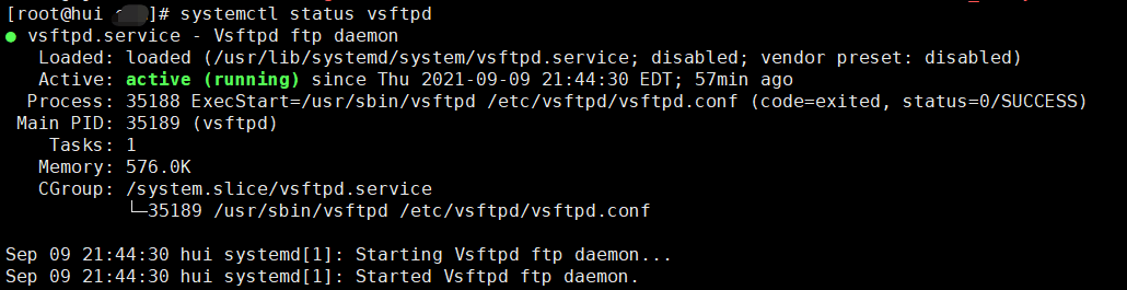 Centos7搭建FTP站点_systemctl status vsftpd.service-CSDN博客