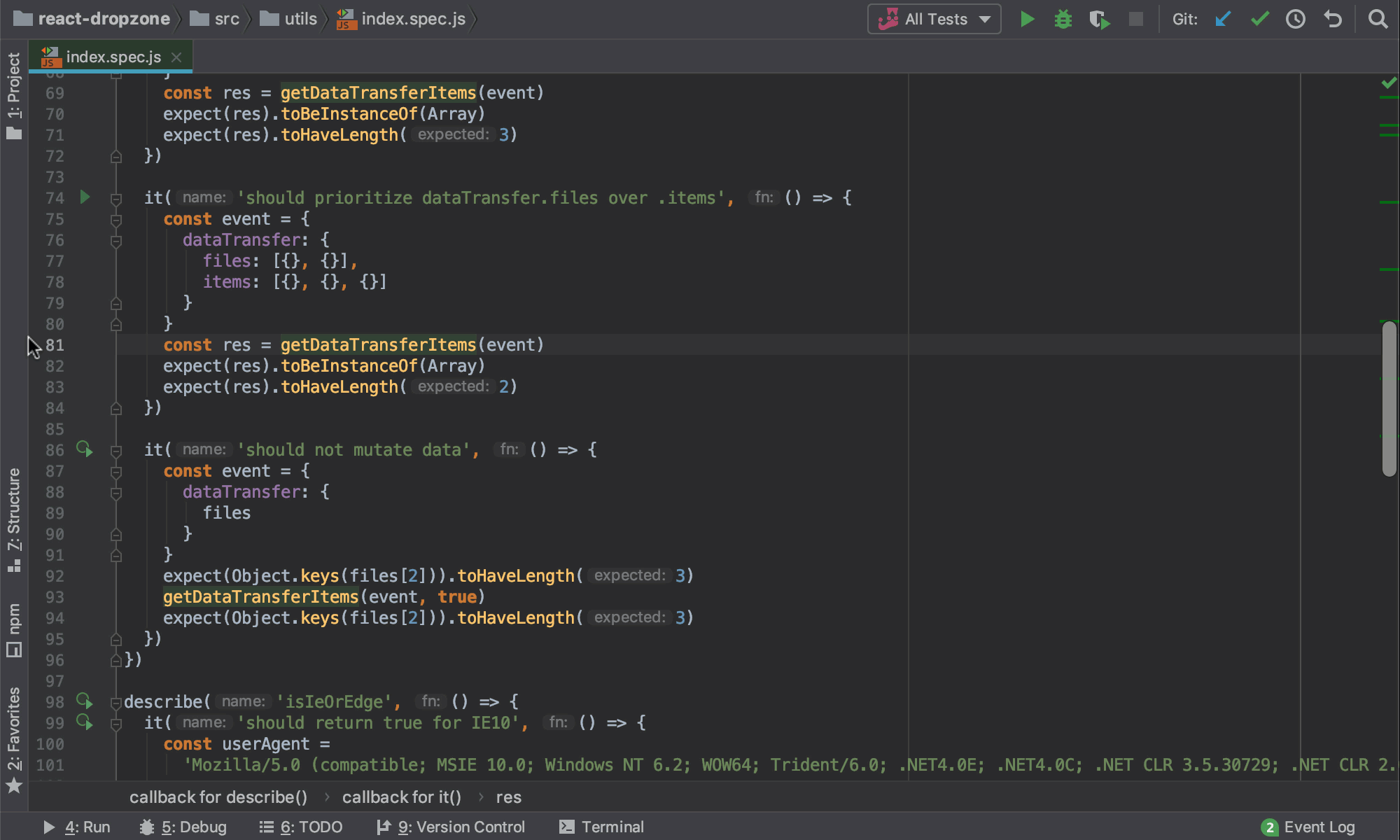 在 WebStorm 中使用 Jest 进行测试_webstorm jest-CSDN博客