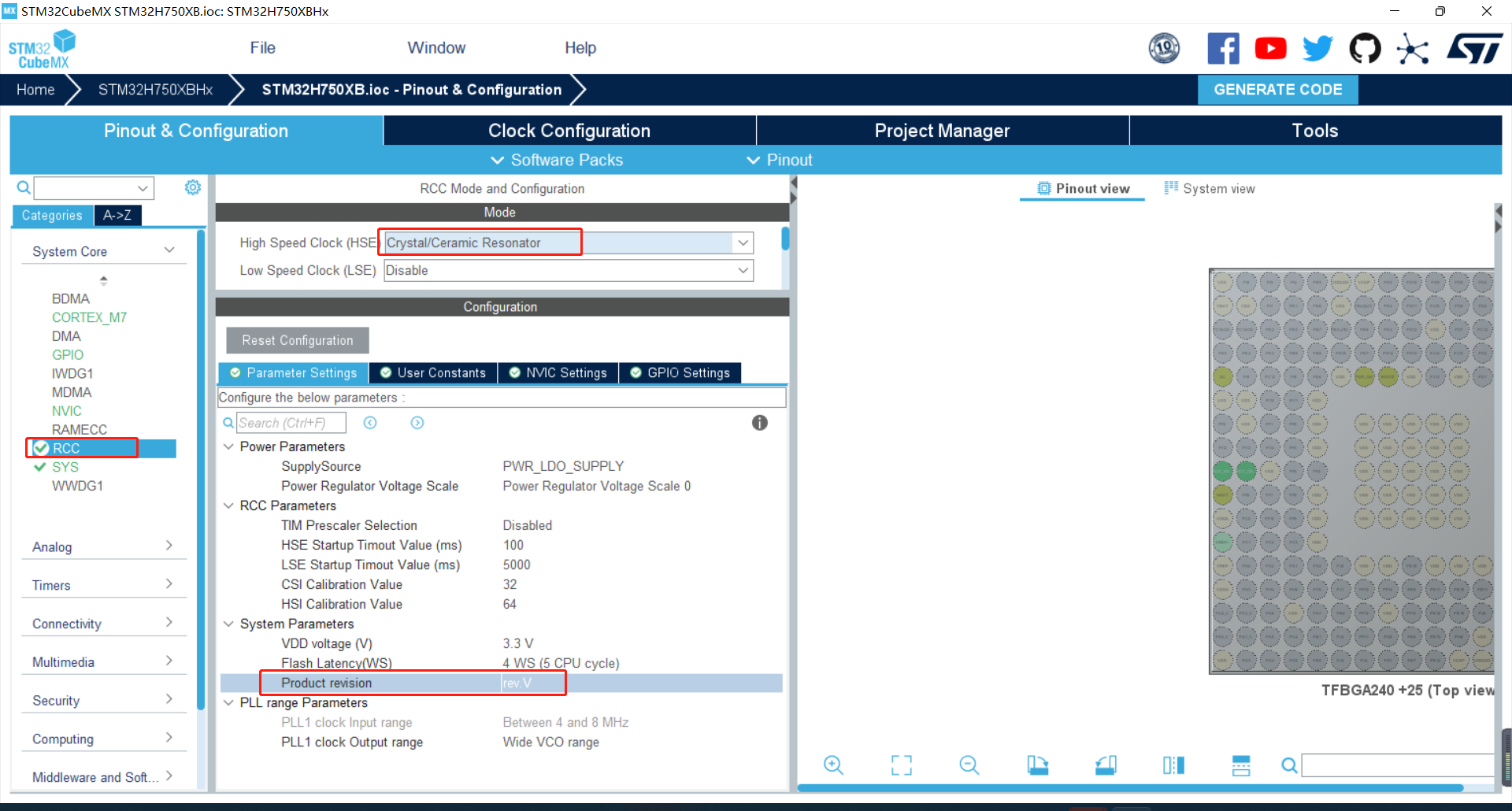 【STM32专题 时钟配置 (基于STM32H750XB)】_h750 rev.y-CSDN博客