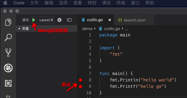 在vscode中怎样debug调试go程序 Vscode Go Debug Csdn博客