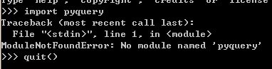 ModuleNotFoundError: No module named ‘pyquery‘解决办法_modulenotfounderror: no module named 'pyquery ...