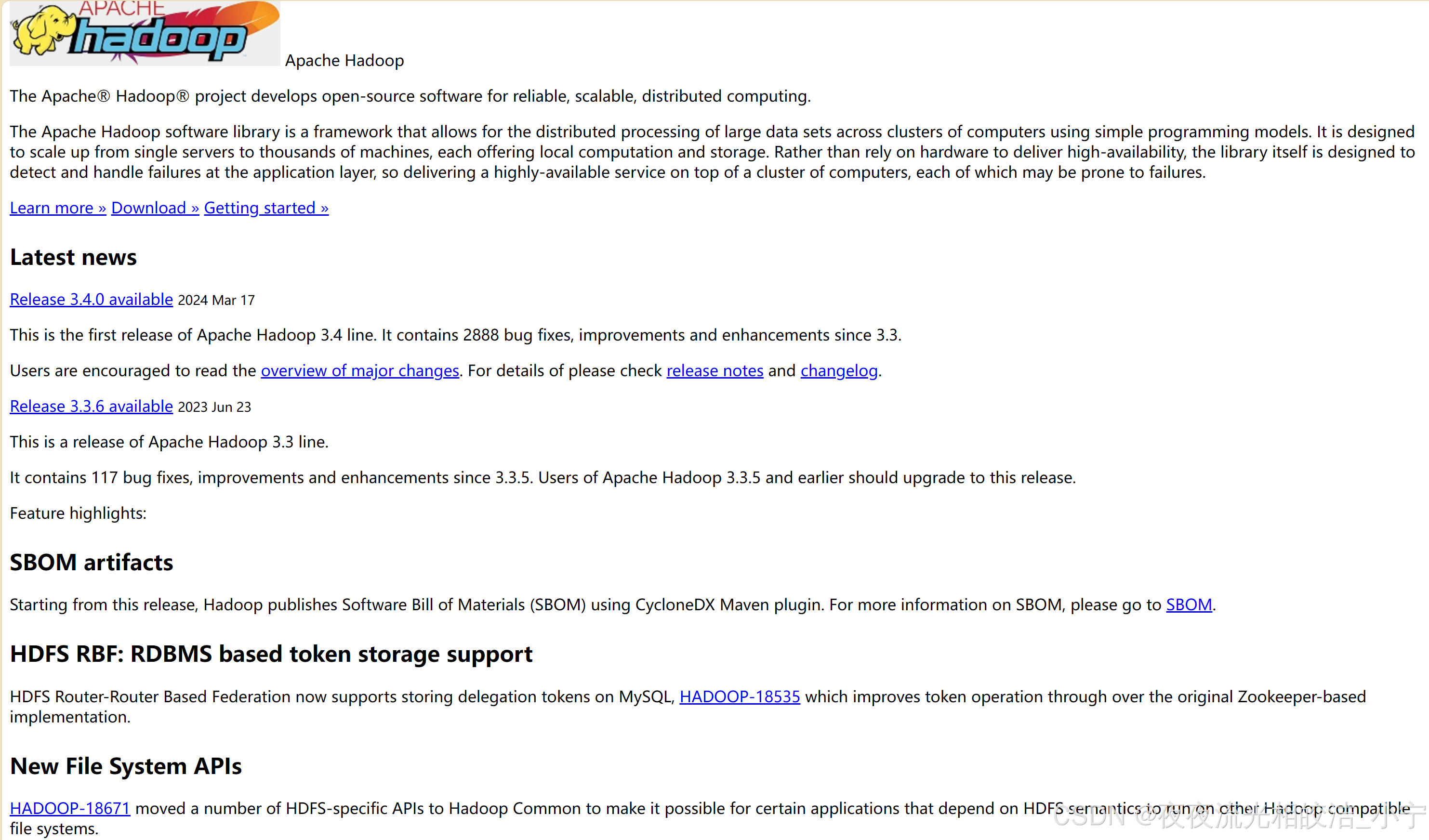 Hadoop发展史和生态圈介绍-CSDN博客