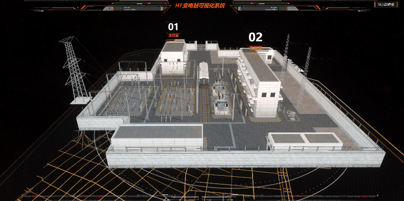 电力变电站三维可视化智慧变电站设备运维监测3d软件 Csdn博客 