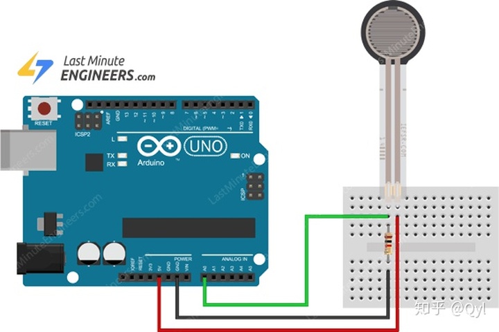 adc arduino 电压基准_力感测电阻（FSR）与Arduino的接口-CSDN博客