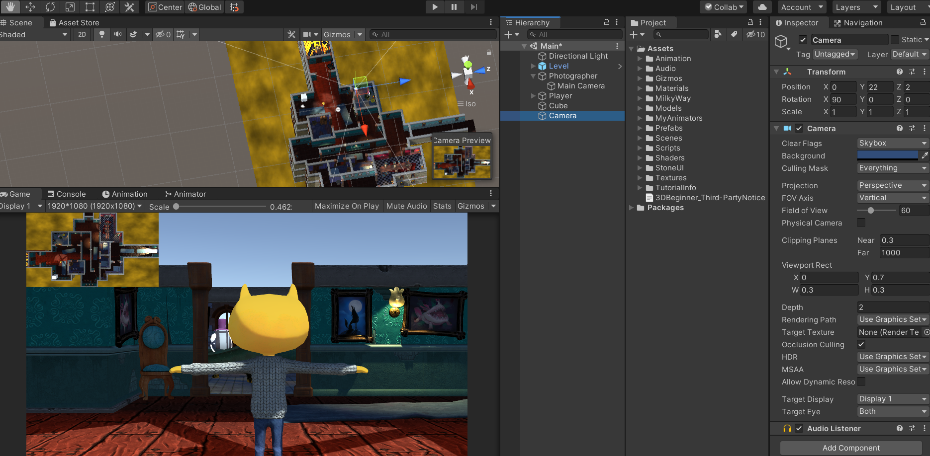 Unity 摄像机属性介绍unity的相机内参 Csdn博客