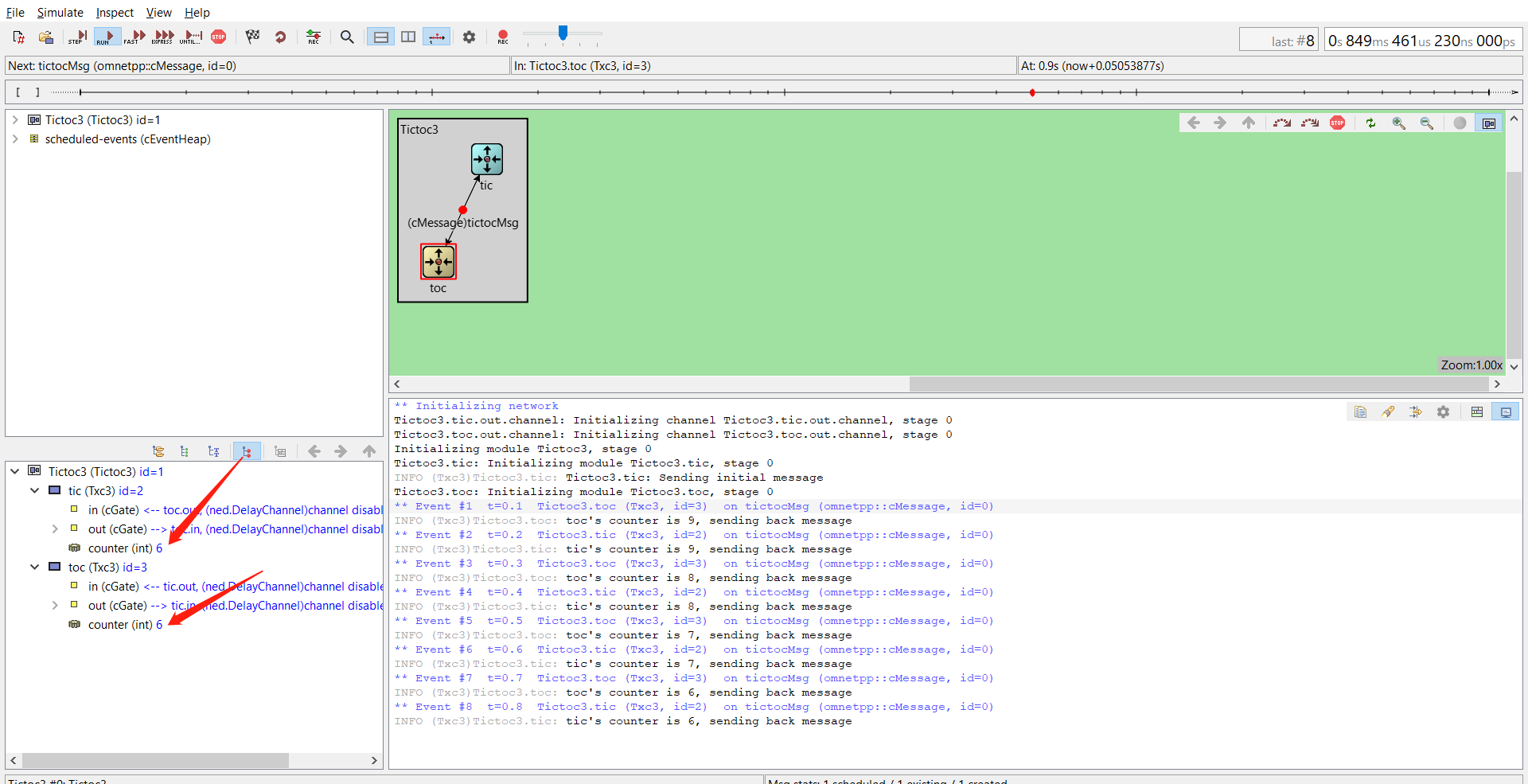 omnet学习记录之tictoc1-18_omnetpp获取全局信息-CSDN博客