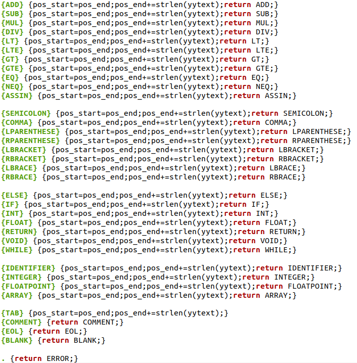 湖南大学编译原理实验一cminus_compiler-2021-fall_湖南大学 编译原理-CSDN博客