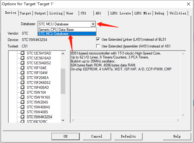 【C51】STC单片机使用Keil 4编程配置_stc单片机在keil里面用哪个选项-CSDN博客