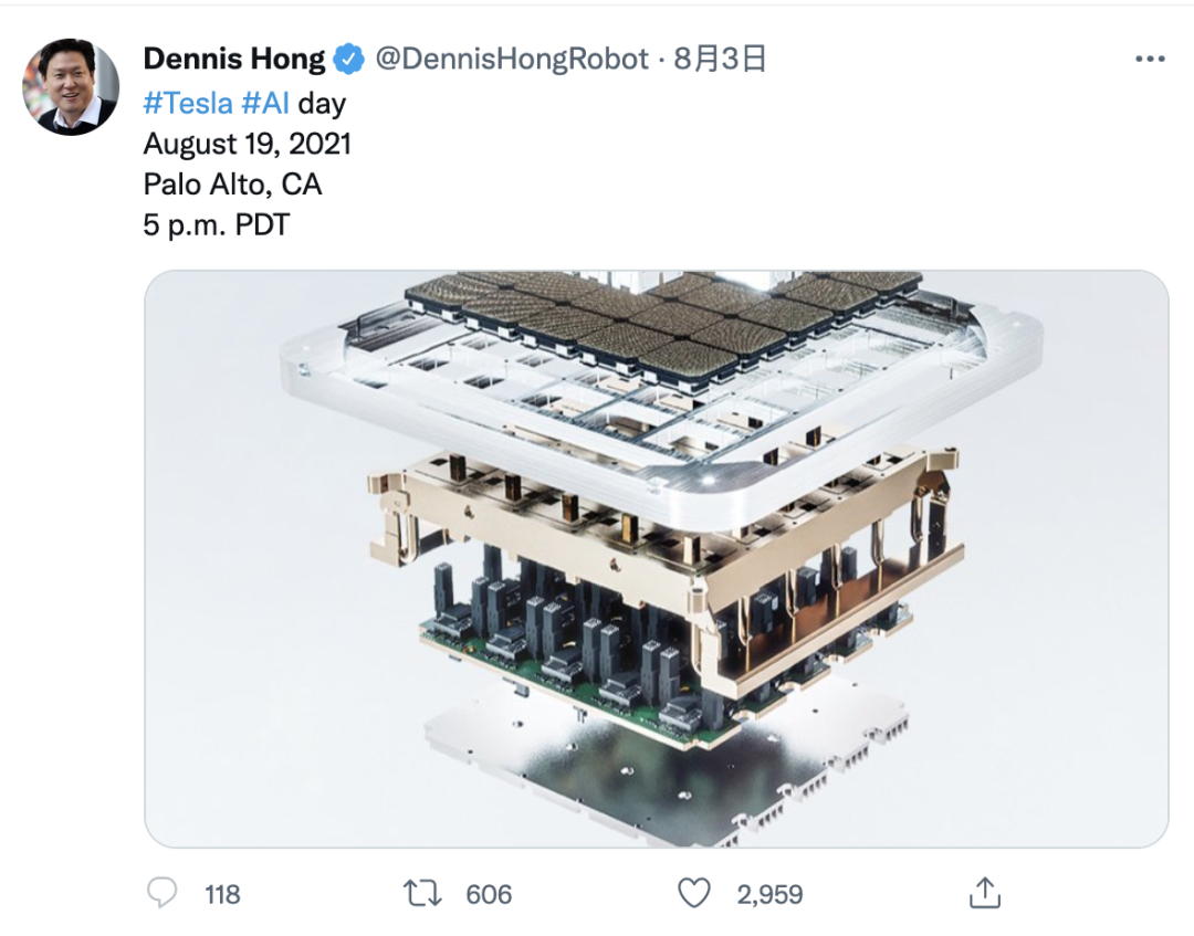 特斯拉AI日放大招！发布自研超算Dojo芯片，每秒可执行1024亿次计算-CSDN博客