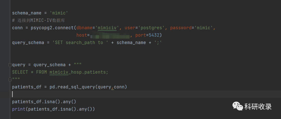 Python连接MIMIC-IV数据库并图表可视化_mimic数据库衍生表格配置-CSDN博客