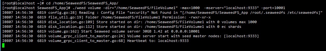 SeaWeedfs 部署+入门_seaweedfs初始化存储节点-CSDN博客