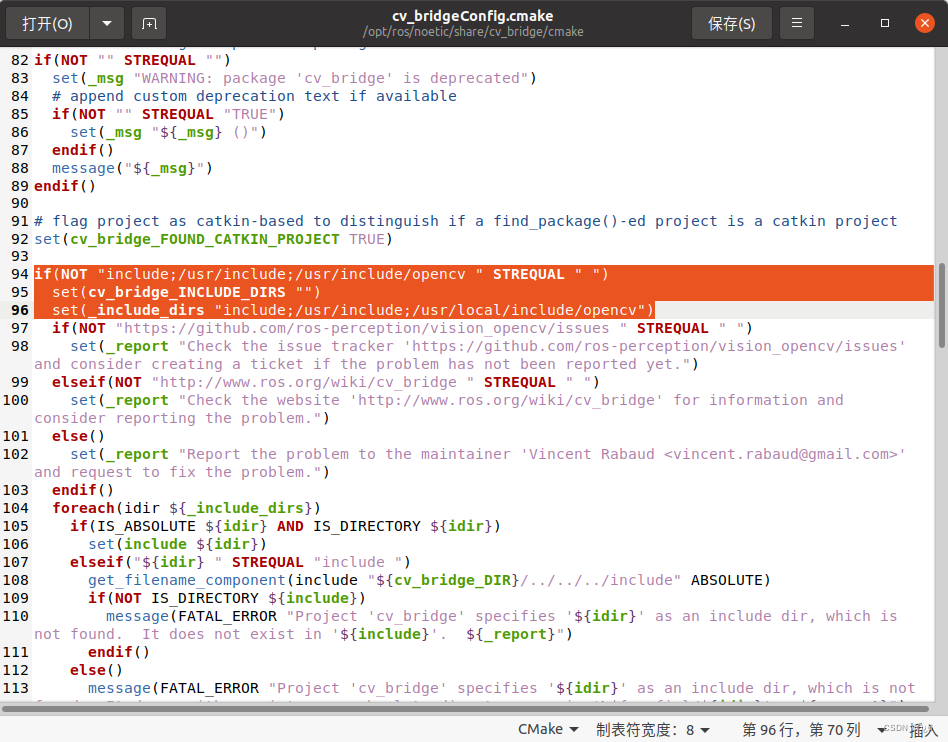 vins-fusion环境配置,解决opencv3-＞4的cv::bridge问题_opencv4 vins-CSDN博客