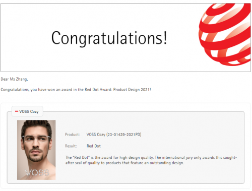 VOSS眼镜荣膺美国IDA设计大奖-CSDN博客