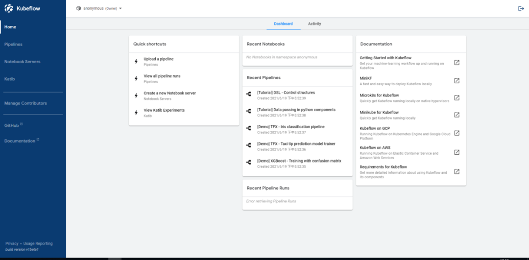 手把手教你搭建Kubeflow——基于K8s的机器学习平台-CSDN博客