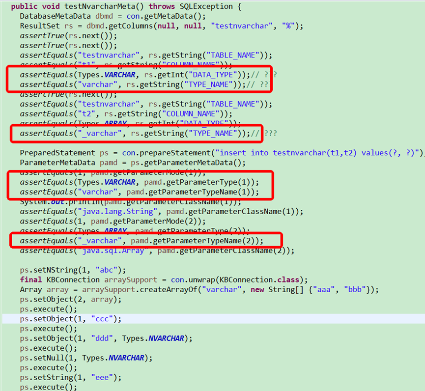 金仓数据库kingbase Jdbc接口使用nvarchar类型注意事项jdbc Nvarchar Csdn博客 