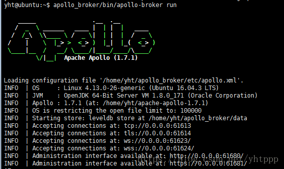 appollo消息服务器,搭建Apache apollo消息队列服务、简单访问_awpak78的博客-CSDN博客