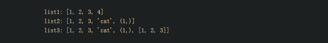Python List数据结构详解python 列表 异质 Csdn博客