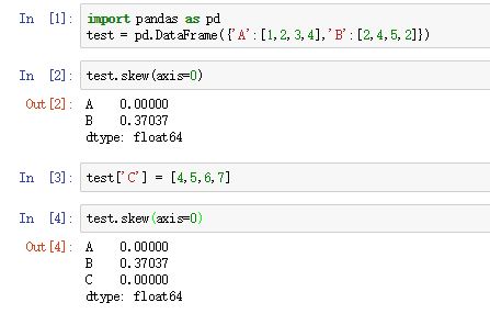Pandas之skew,求偏度_pandas skew-CSDN博客
