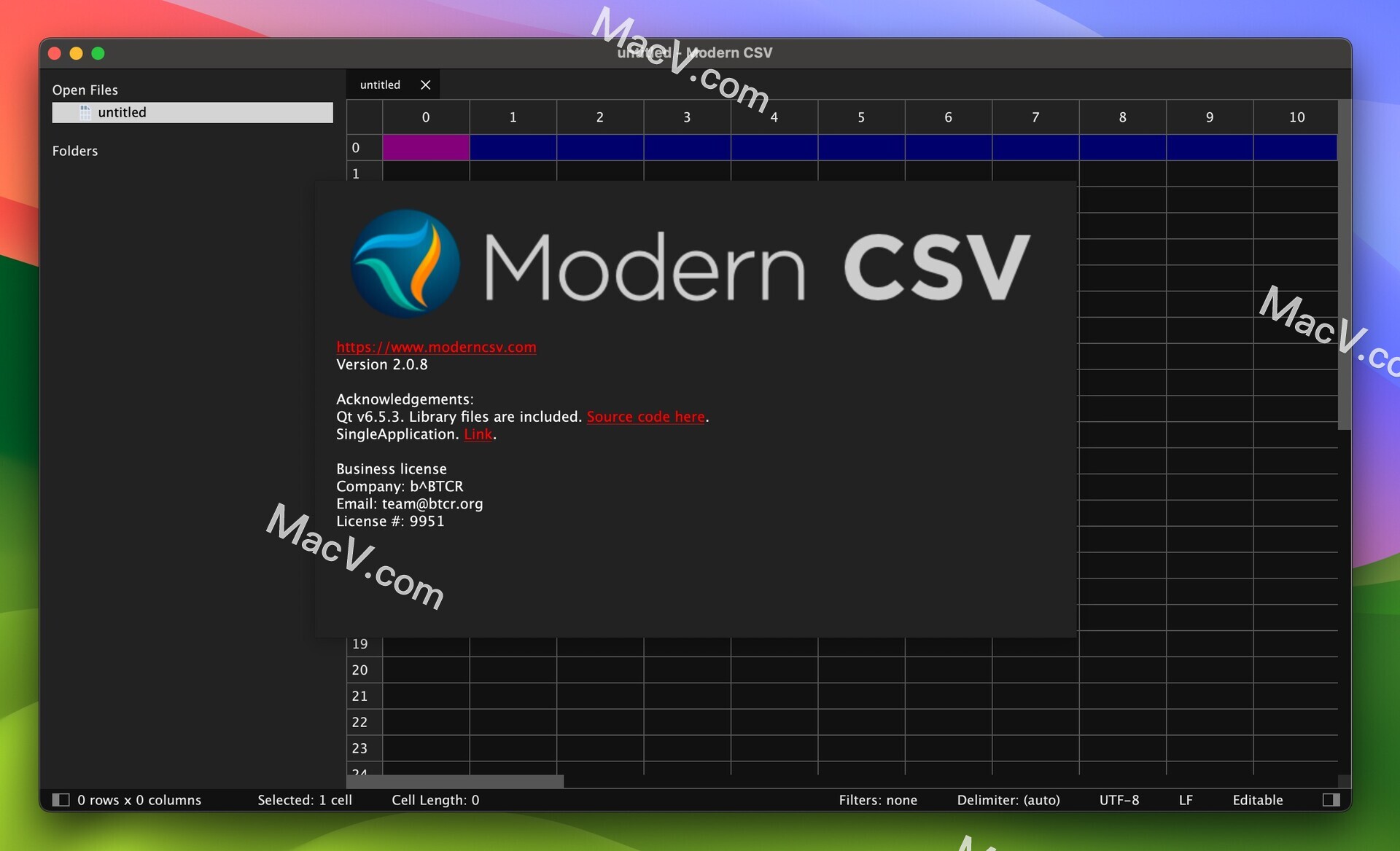 Modern CSV for Mac(CSV编辑器/查看器)v2.0.8版_modern csv设置-CSDN博客