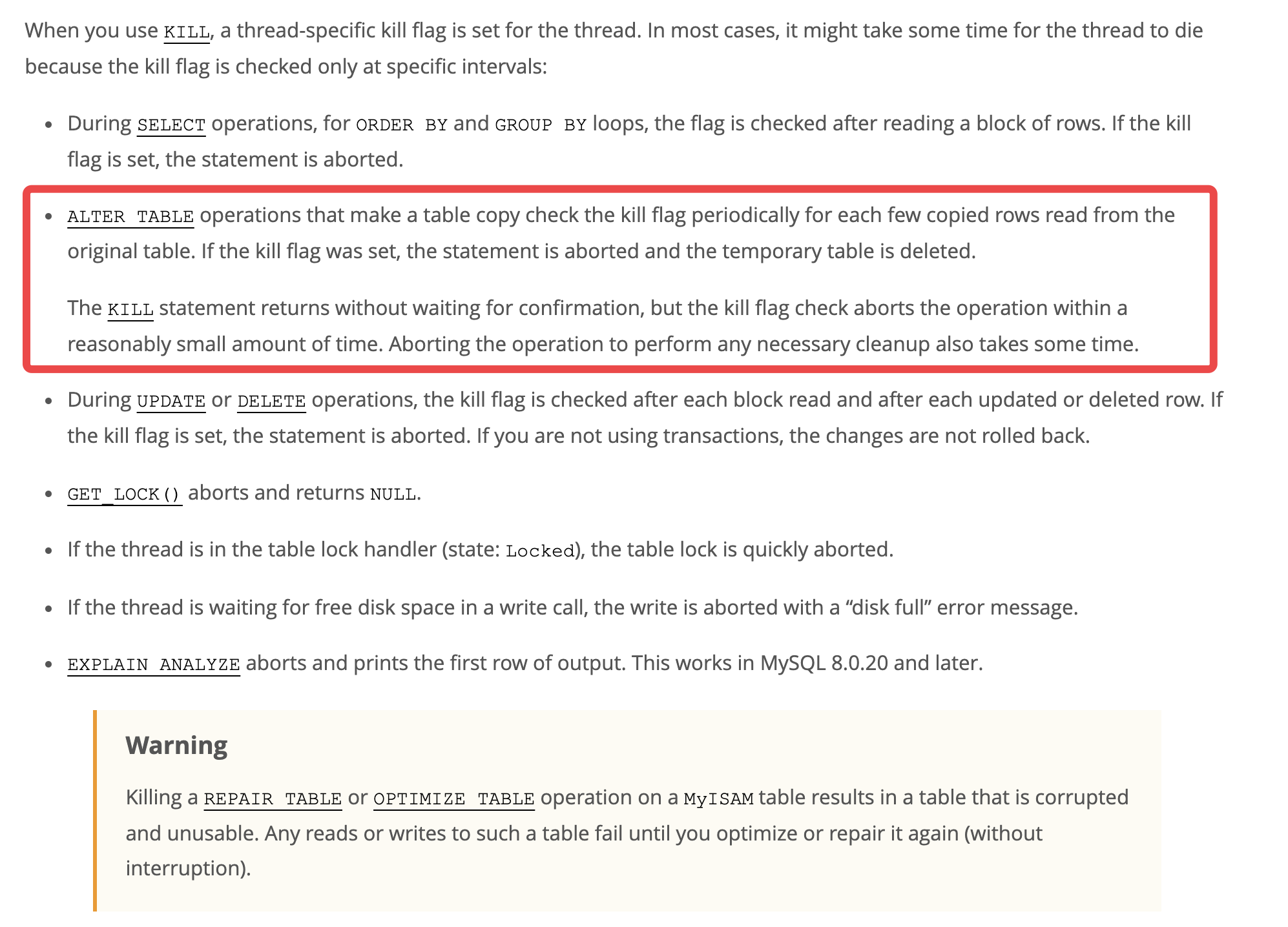 第40问:对进行中的 Ddl 进行 Kill 到底多久能响应mysql Kill Ddl Csdn博客