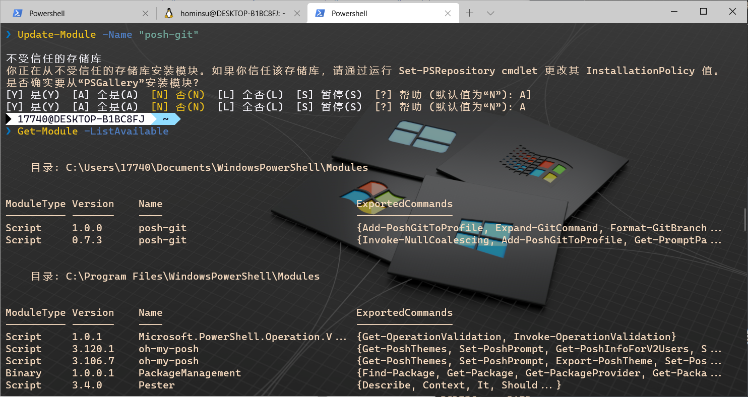 Windows-Terminal美化以及通过OhMyPosh美化PowerShell_wip 8th anniversary ...