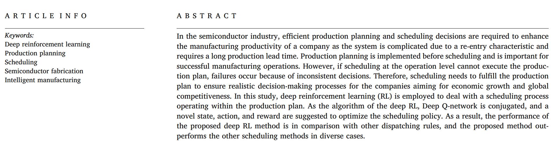2022年强化学习求解调度问题文章大汇总_强化学习 调度问题-CSDN博客