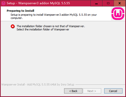 WampServer的下载方法-解决报错the installation folder chosen is not that wampserver-CSDN博客