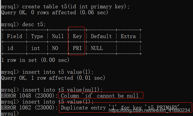 Mysql中的约束条件mysql约束条件例子详解 Csdn博客