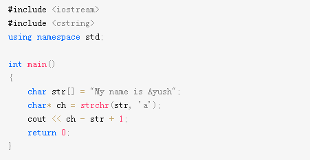 C/C++编程笔记：C++中的strchr（）函数及其应用-CSDN博客