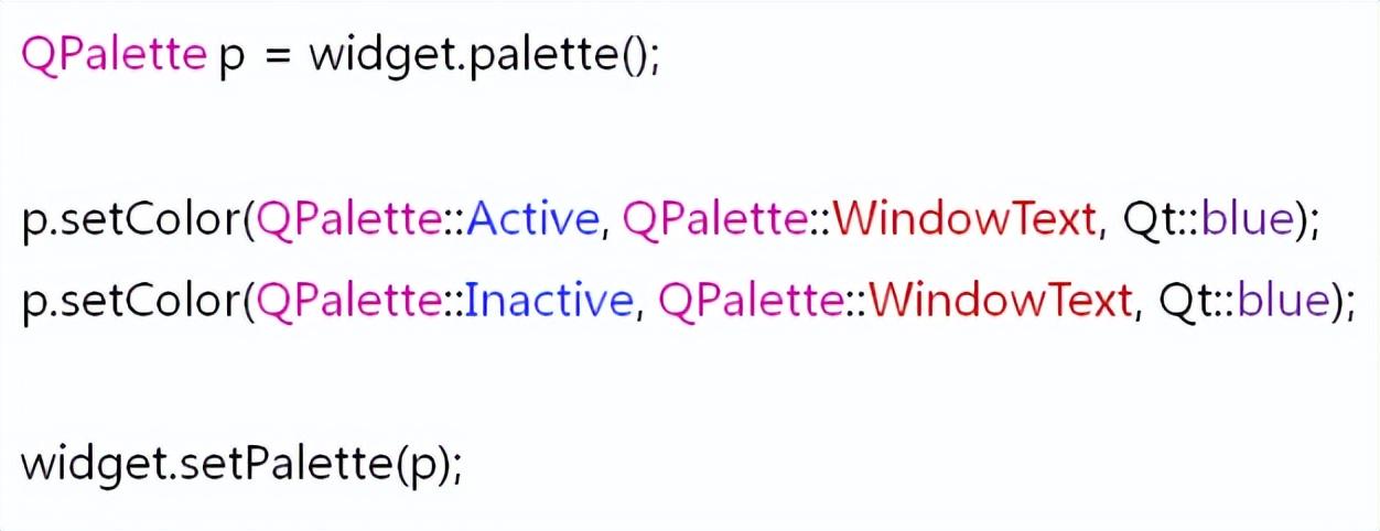 Qt开发 -Qt中的调色板_qt 调色板-CSDN博客
