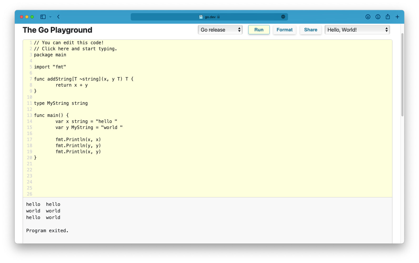 Go1.18 泛型、模糊测试、工作空间_golang struct 模糊类型-CSDN博客