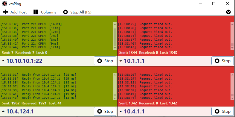 图形化批量ping监视工具vmping_vmping自动保存ping结果-CSDN博客